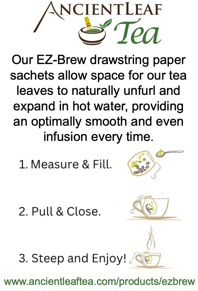 EZ Brew Drawstring Tea Filters - Ancient Leaf Tea